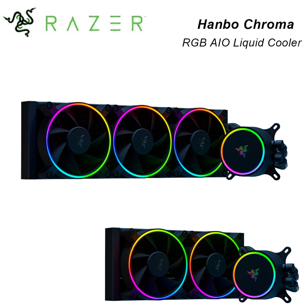 Original Razer Hanbo Chroma RGB AIO All-In-One Liquid Coolers | Shopee ...