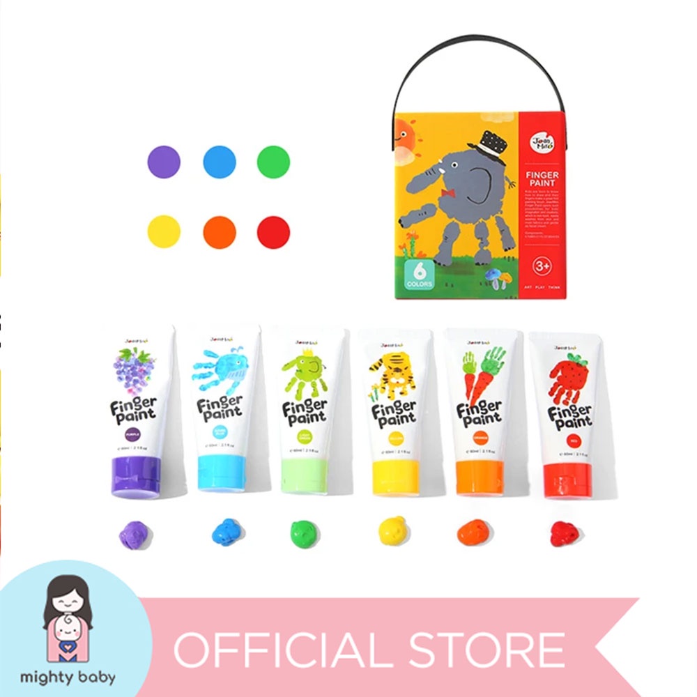 Joan Miro Finger Paint 6 Colors Set | Shopee Philippines