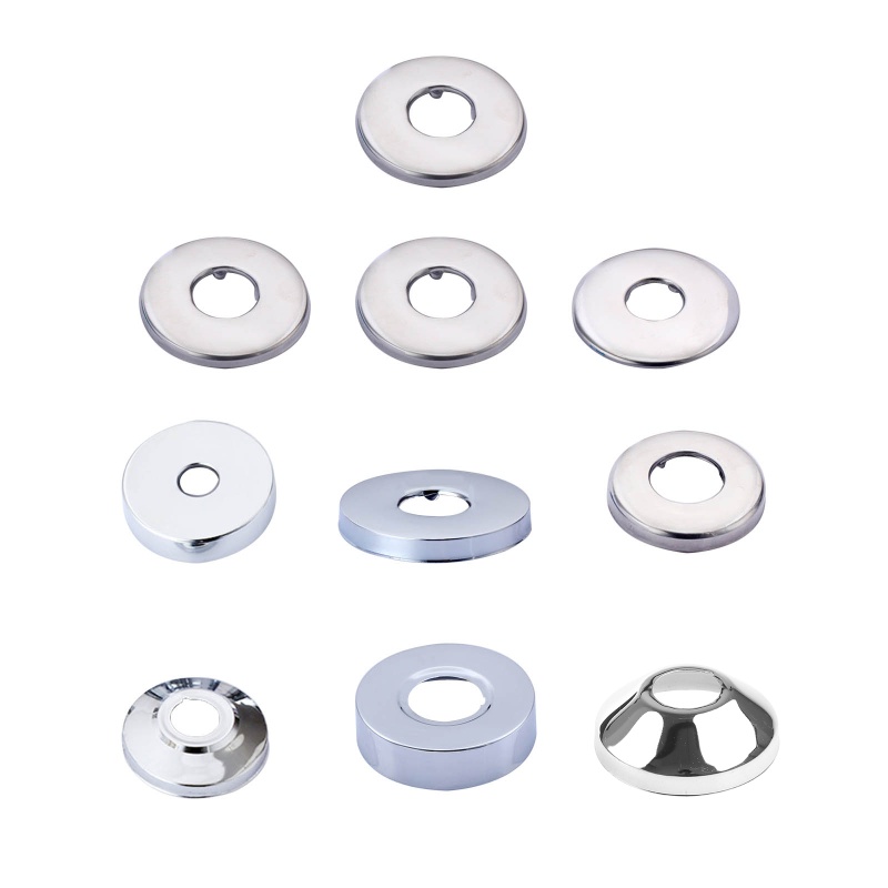 PCF* Wall Split Flange Stainless Steel Round Escutcheon Plate Water ...