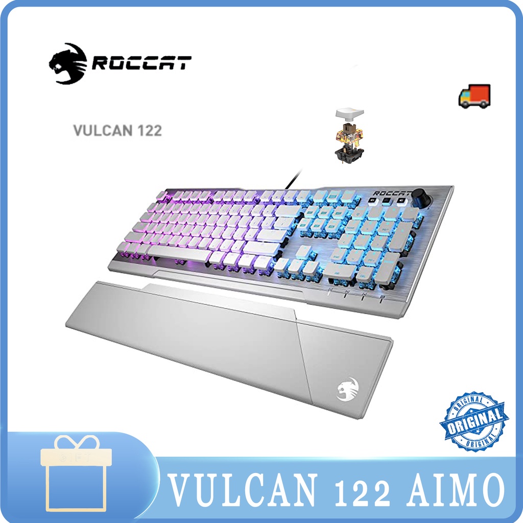 Roccat Vulcan 122 Mechanical Game Keyboard, 104-Key RGB Backlight ...