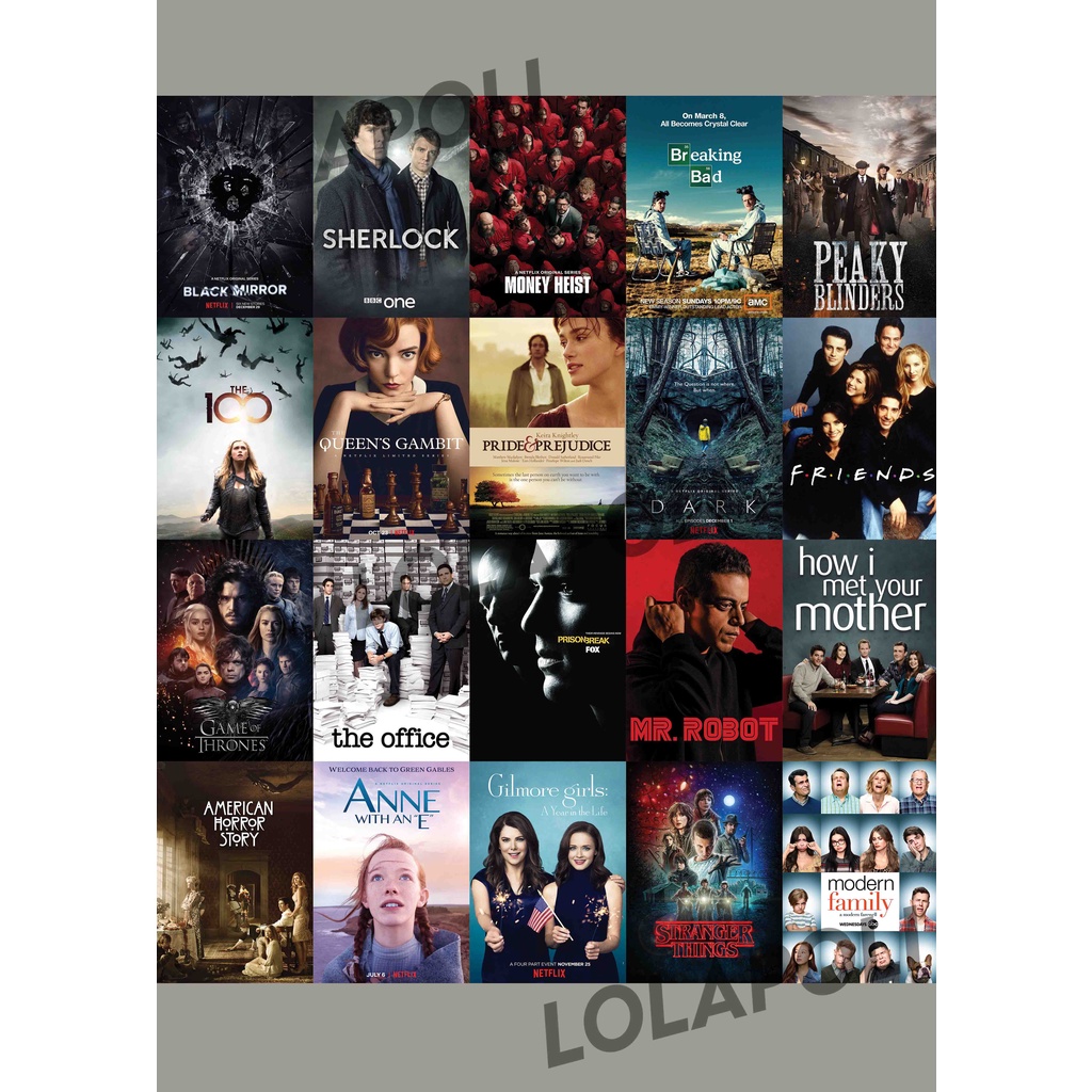 Wall Poster Cover Film & TV Series 20pc | Shopee Philippines