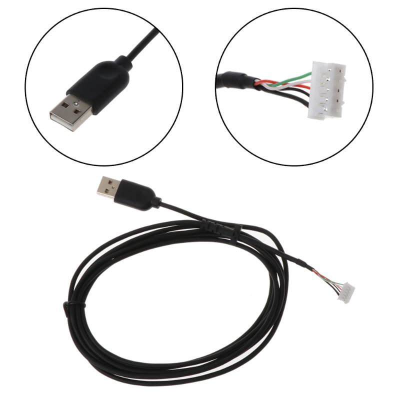 Durable USB Soft Mouse Cable Replacement Wire For Logitech G102 Gaming ...