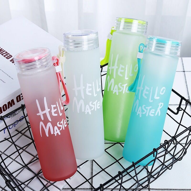 Hello Master Water Bottle 480ml Glass Material | Shopee Philippines
