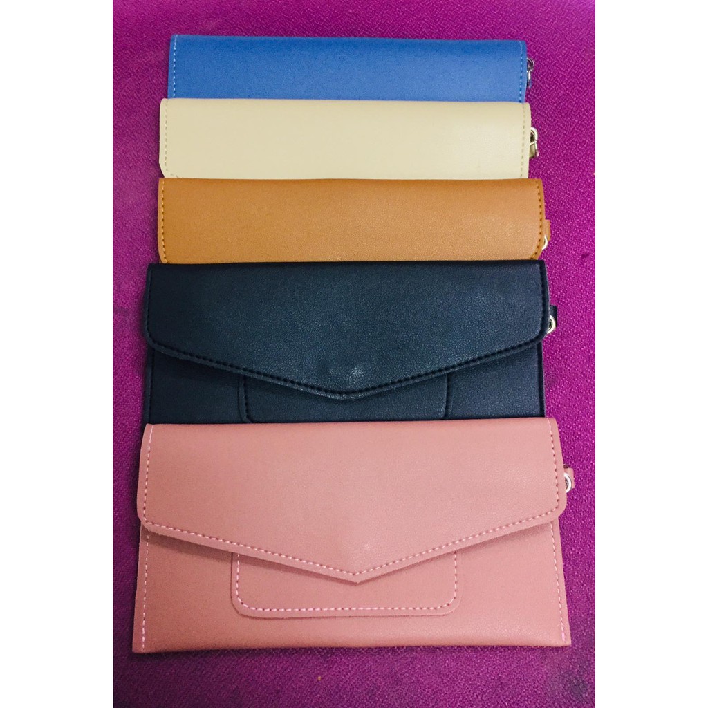 WALLET WITH FLAP (Assorted colors) | Shopee Philippines