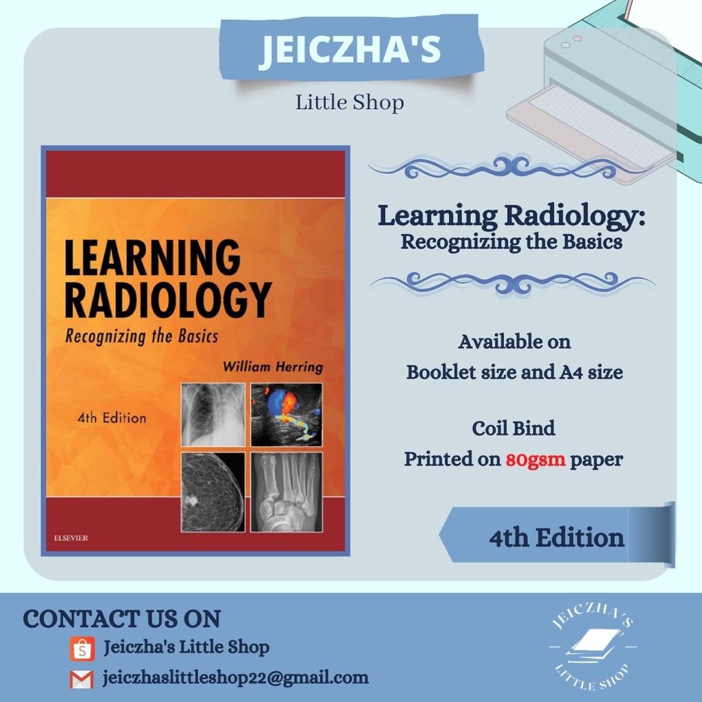 Learning Radiology: Recognizing the Basics [4th Edition] | Shopee ...