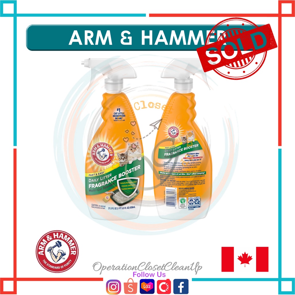Arm & Hammer Daily Litter Fragrance Booster, 636mL | Shopee Philippines