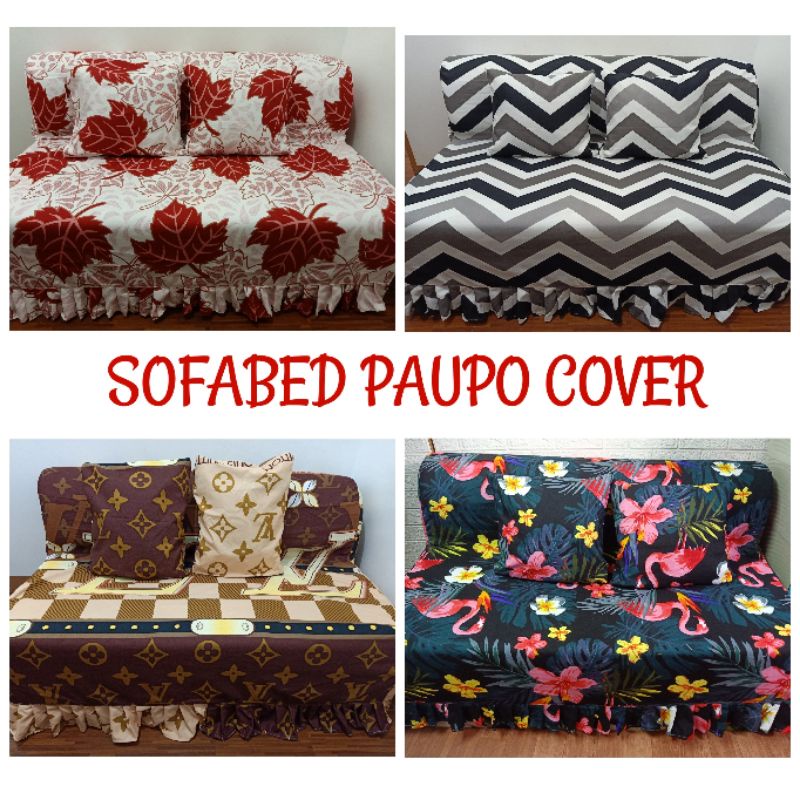 SOFA BED - PAUPO COVER 3IN1- (DESIGN A) | Shopee Philippines