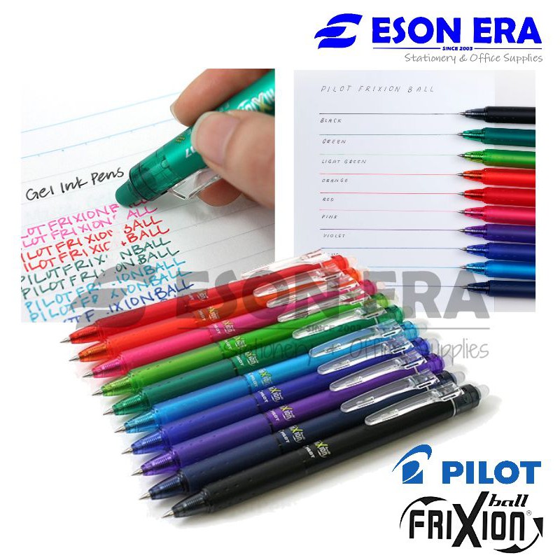 Pilot Frixion Ball Clicker Gel Pen 0.5mm / 0.7mm Erasable Gel Pen | Shopee Philippines