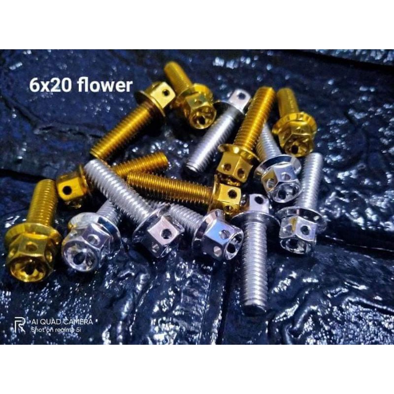 HENG THAILAND BOLTS 6x20 Flower type | Shopee Philippines