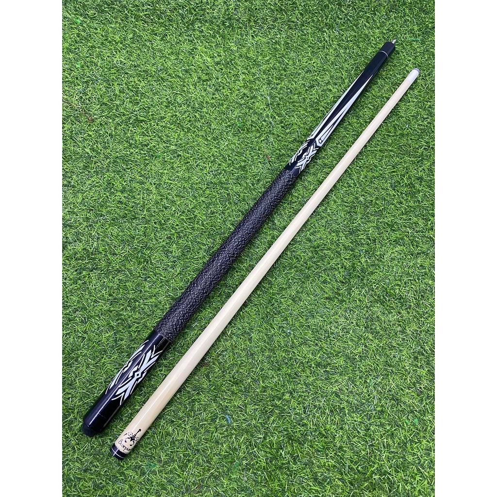 SCORPION MAPLE BILLIARD CUE STICK (BLACK&WHITE) WITH FREE LEATHER ...