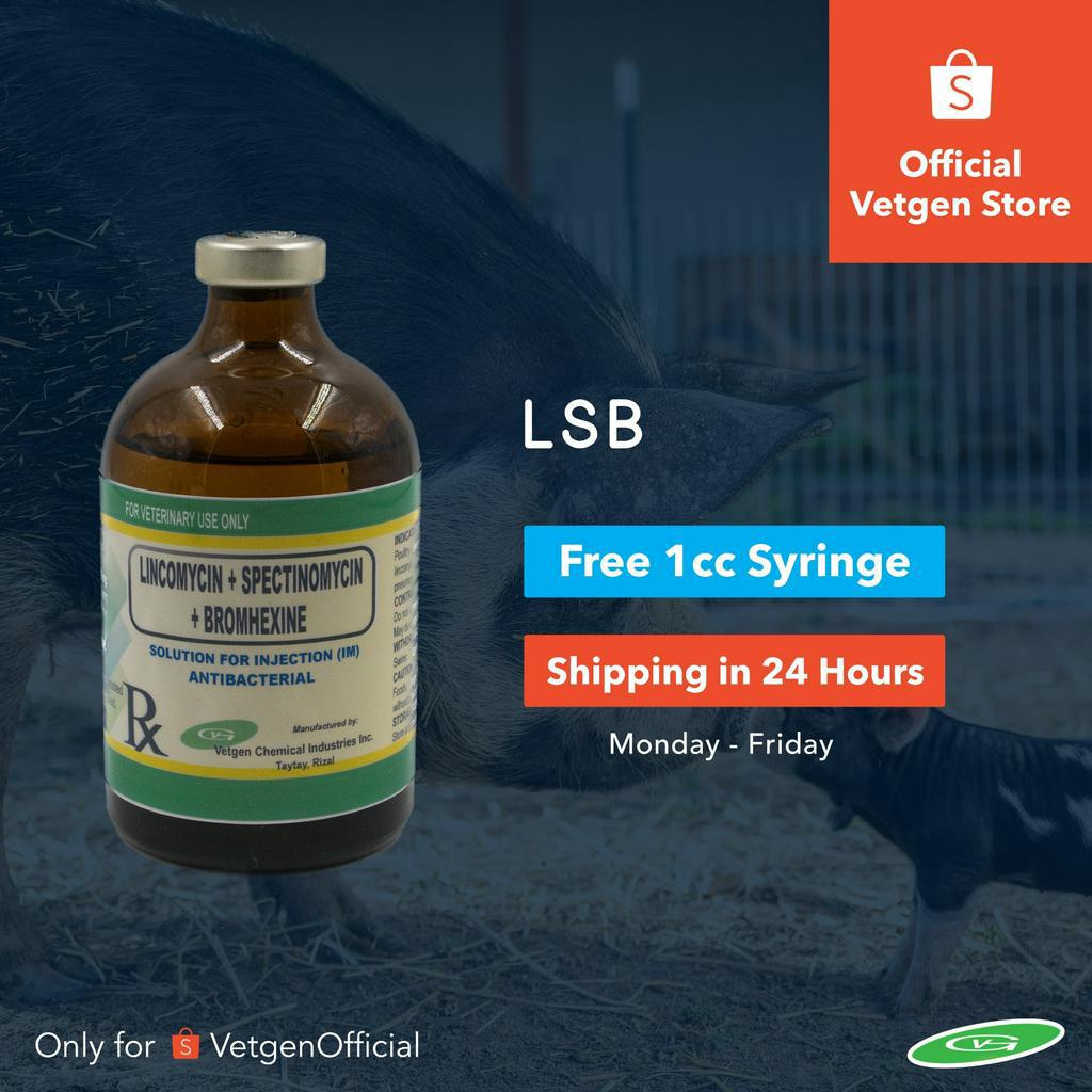 LSB for Animals | Lincomycin + Spectinomycin + Bromhexine | 100ml | LSB ...