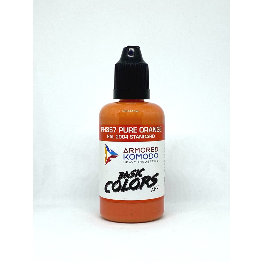 Pure Orange RAL2004 PH357 50ml Armored Komodo Airbrush Hobby Paint ...