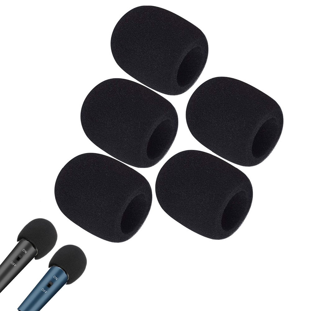 Mini Microphone Cover Microphone Windscreen Foam Mic Cover Handheld ...