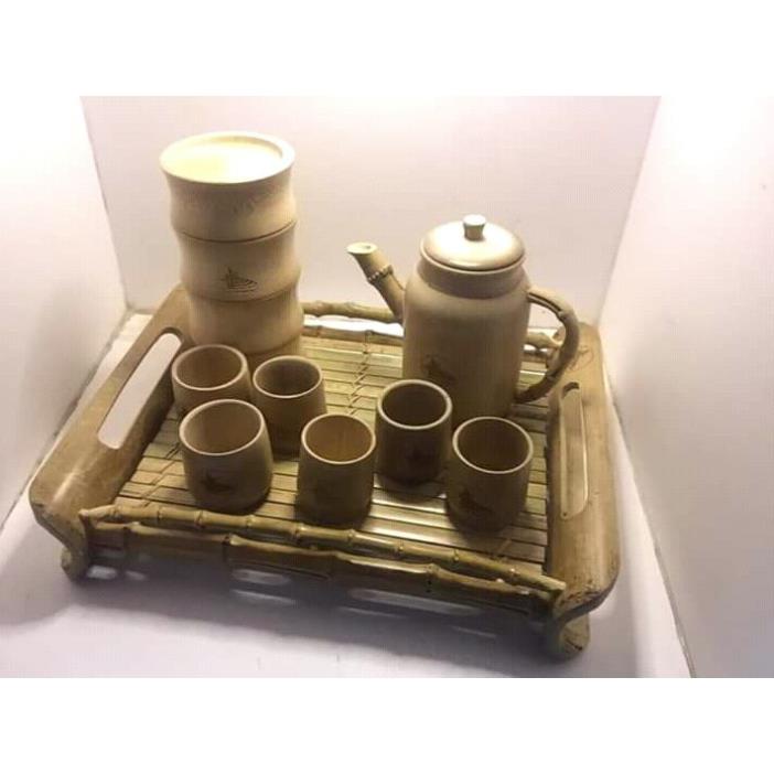 Tea set - bamboo tea box | Shopee Philippines