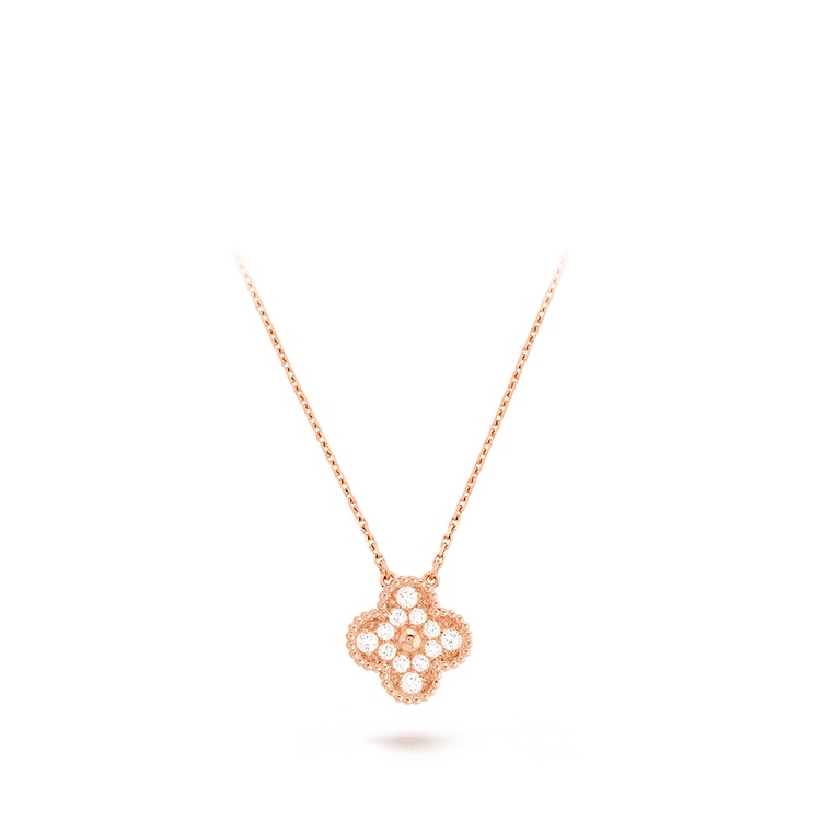 100% Original Genuine VCA Alhambra Four Leaf Clover Yellow Gold White ...