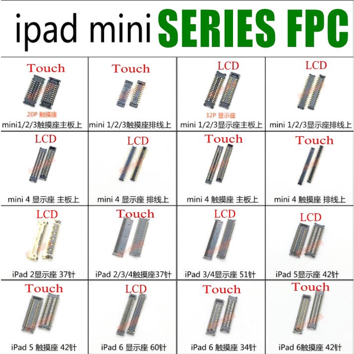 2pcs ipad mini air air2 ipad 2 3 4 5 Touch Screen LCD Digitizer touch ...