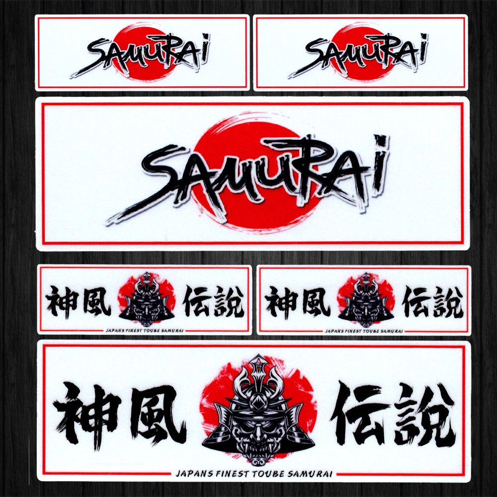 JDM Reflective Car Stickers Japanese Paper Kamikaze Vinyl Model Rear ...