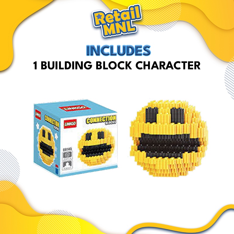 Retailmnl Linkgo Pacman Arcade Game Diamond Nano Block Mirco Mini ...
