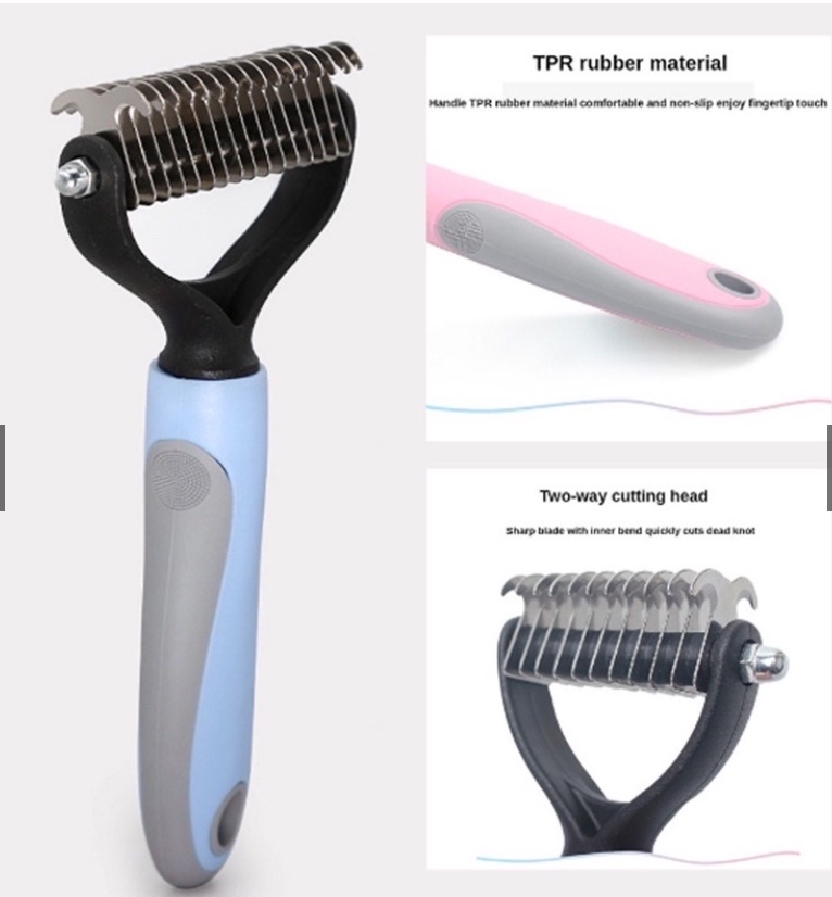 Pet Open Knot Comb, Stainless Steel Grooming Tool For Dogs And Cats ...