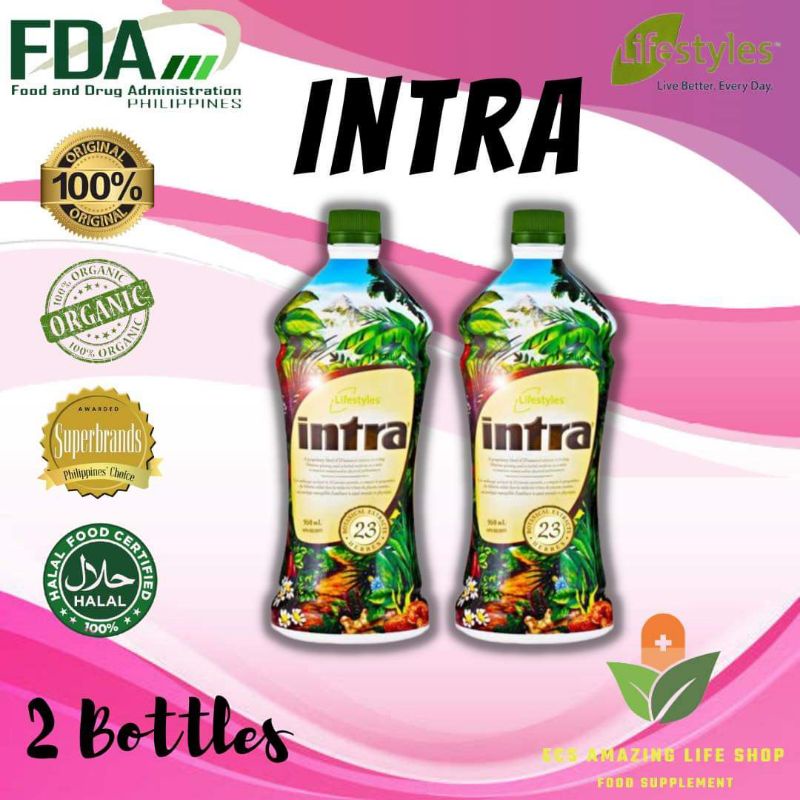 2BOTTLES LIFESTYLES INTRA JUICE 950ML AUTHENTIC | Shopee Philippines