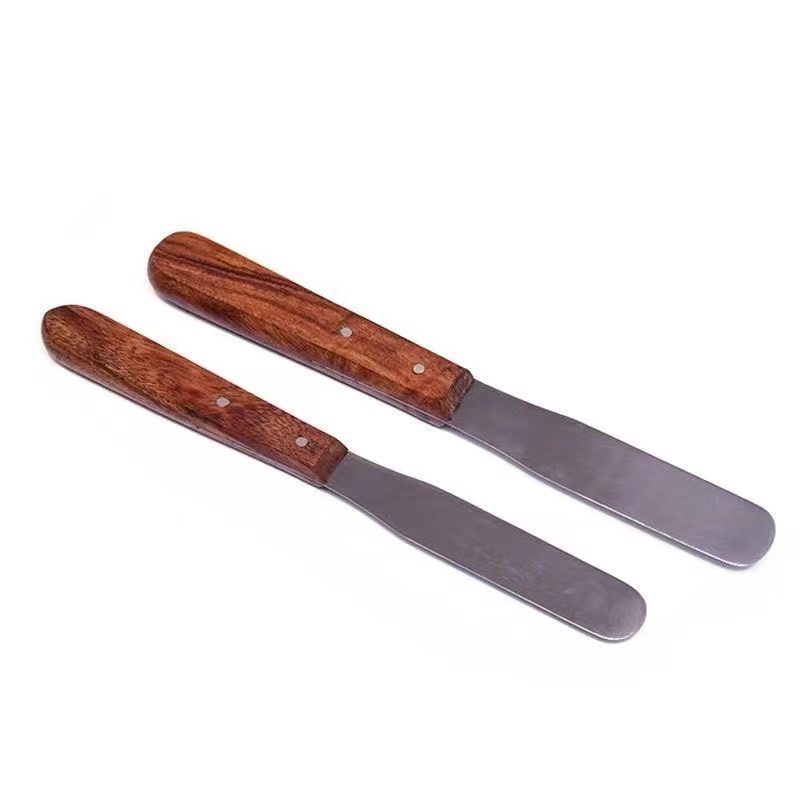 Dental Alginate&Metal Mixing Plaster Spatula With Wooden Handle ...