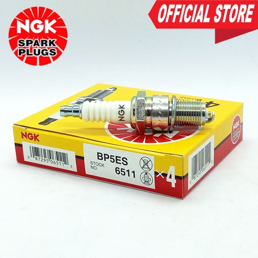 NGK BP5ES Standard Spark Plug for Ford, Isuzu, Mazda and Mitsubishi Set ...