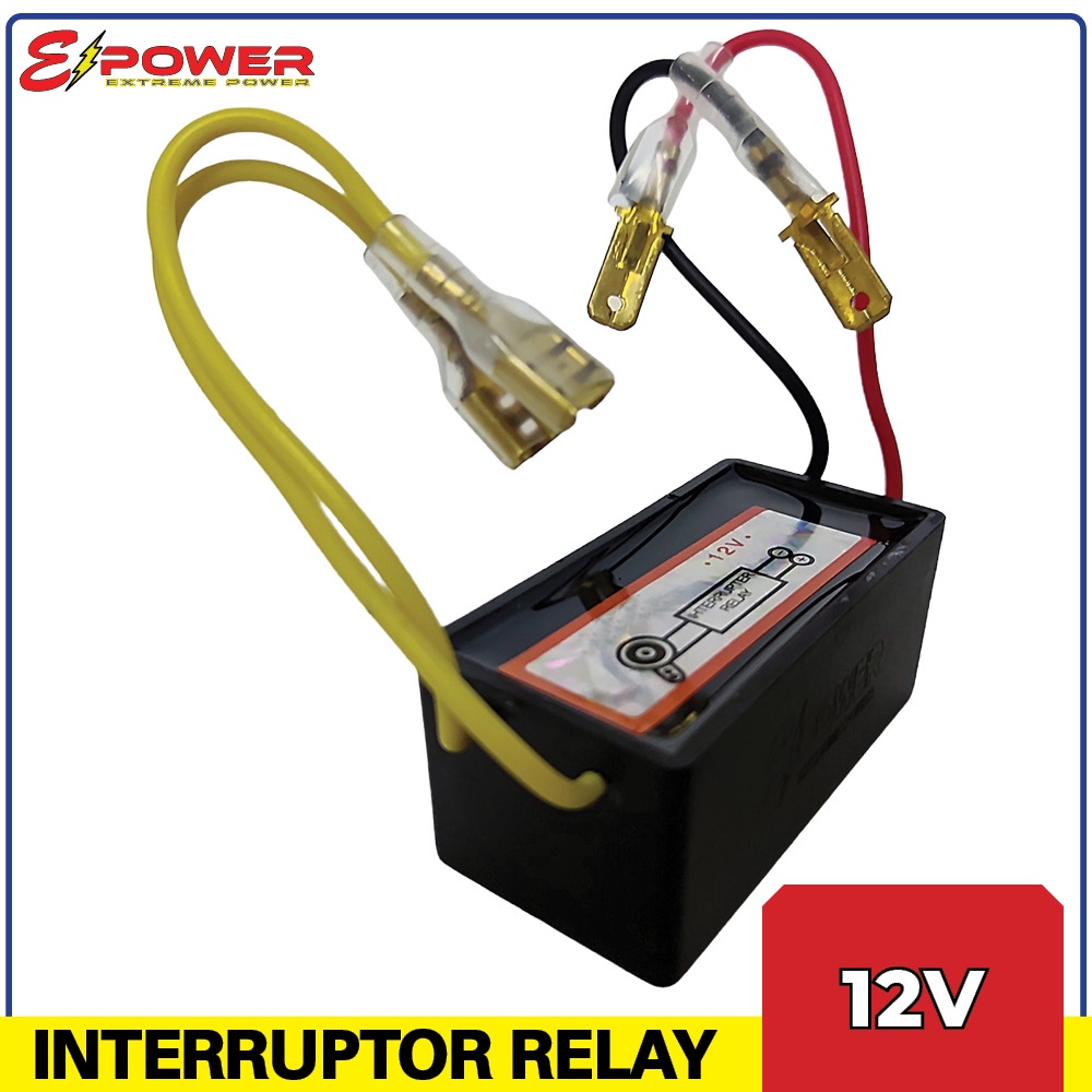 E-Power 12V Motorcycle Interrupter Relay for Horn and LED | Shopee ...