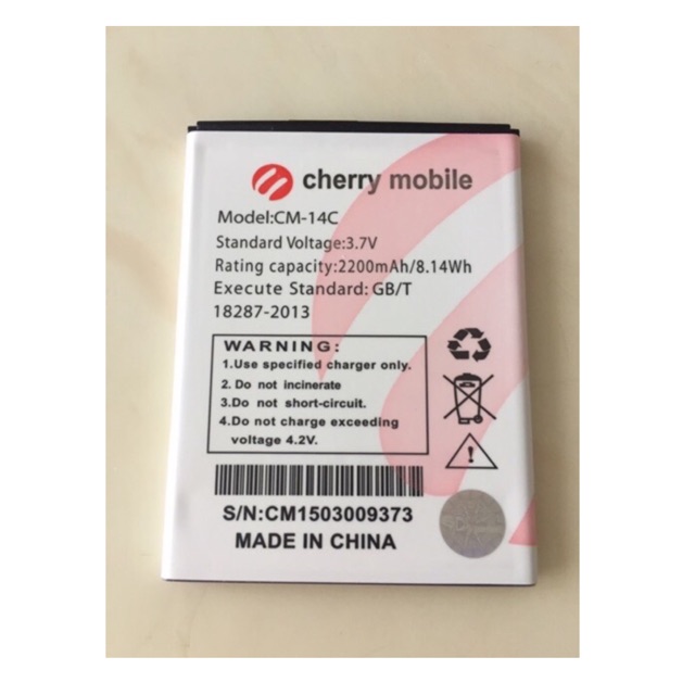 Cherry mobile Flare J2S/CM-14C CM-14H Omegalite3 MSM.HK Battery ...