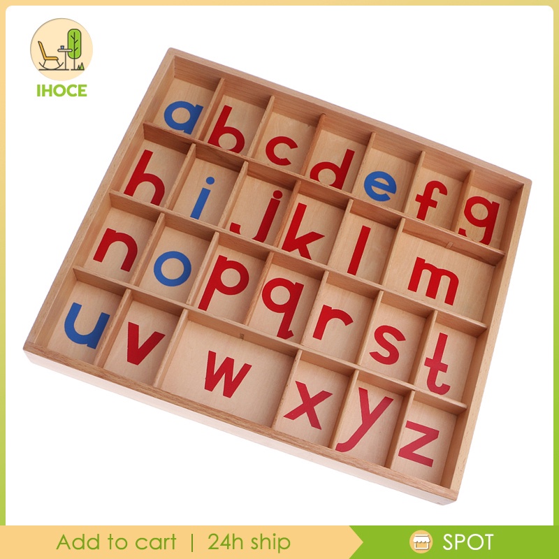 [Activity] Montessori Wooden Moveable Alphabet Language with Box ...