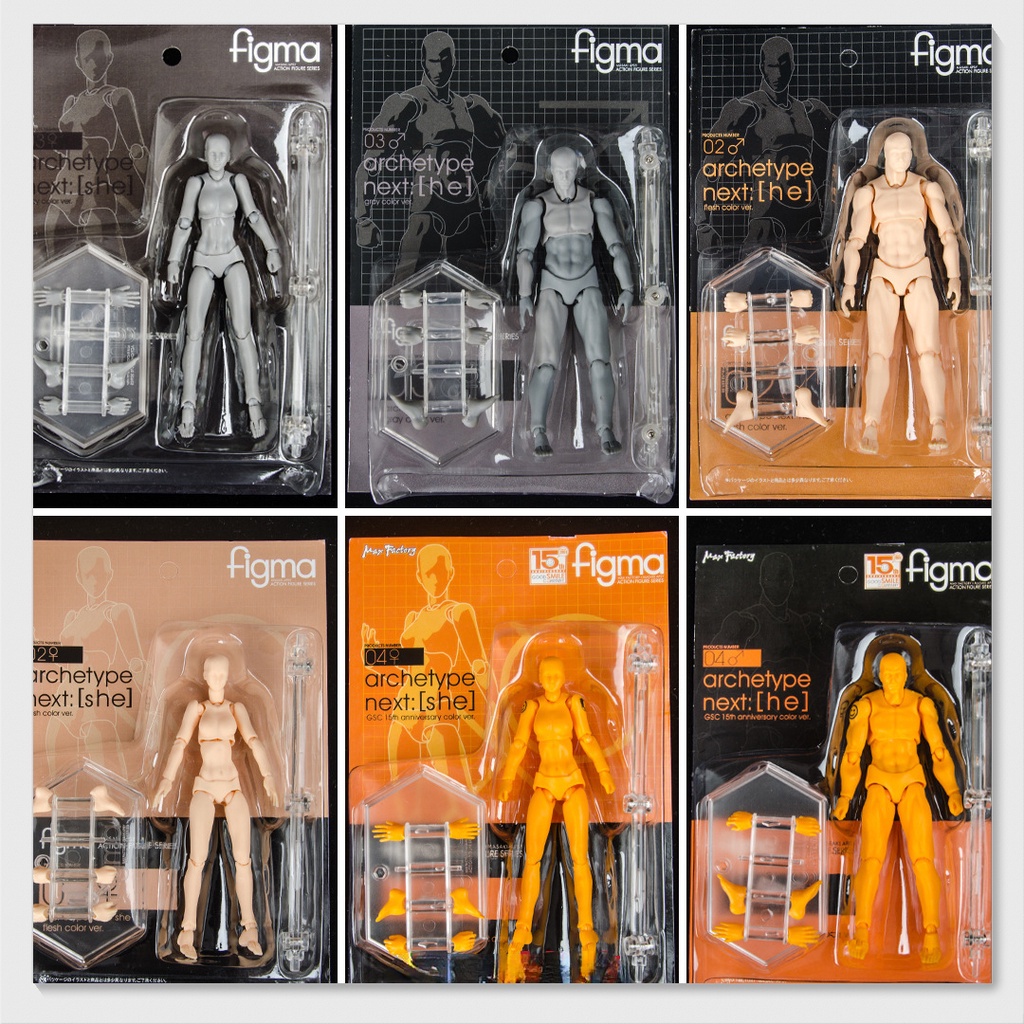 figma body 2.0 painting props male female youth version skin color ...