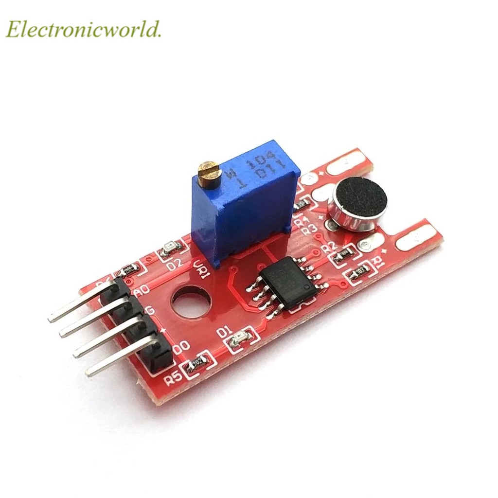 Microphone Voice Sound Sensor Module For Arduino Analog Digital Output Sensors Ky 038 Ky 038