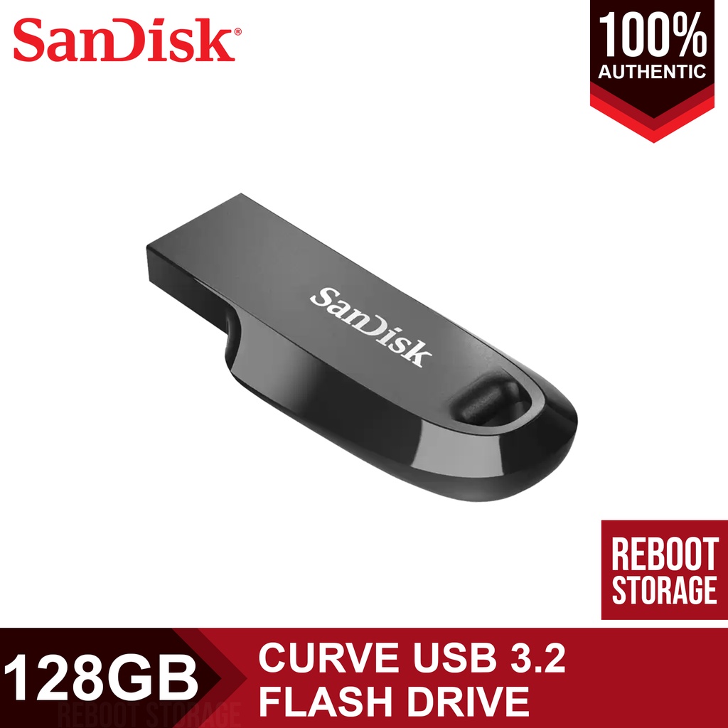 SanDisk 128GB USB 3.2 Ultra Curve Flash Drive | Shopee Philippines