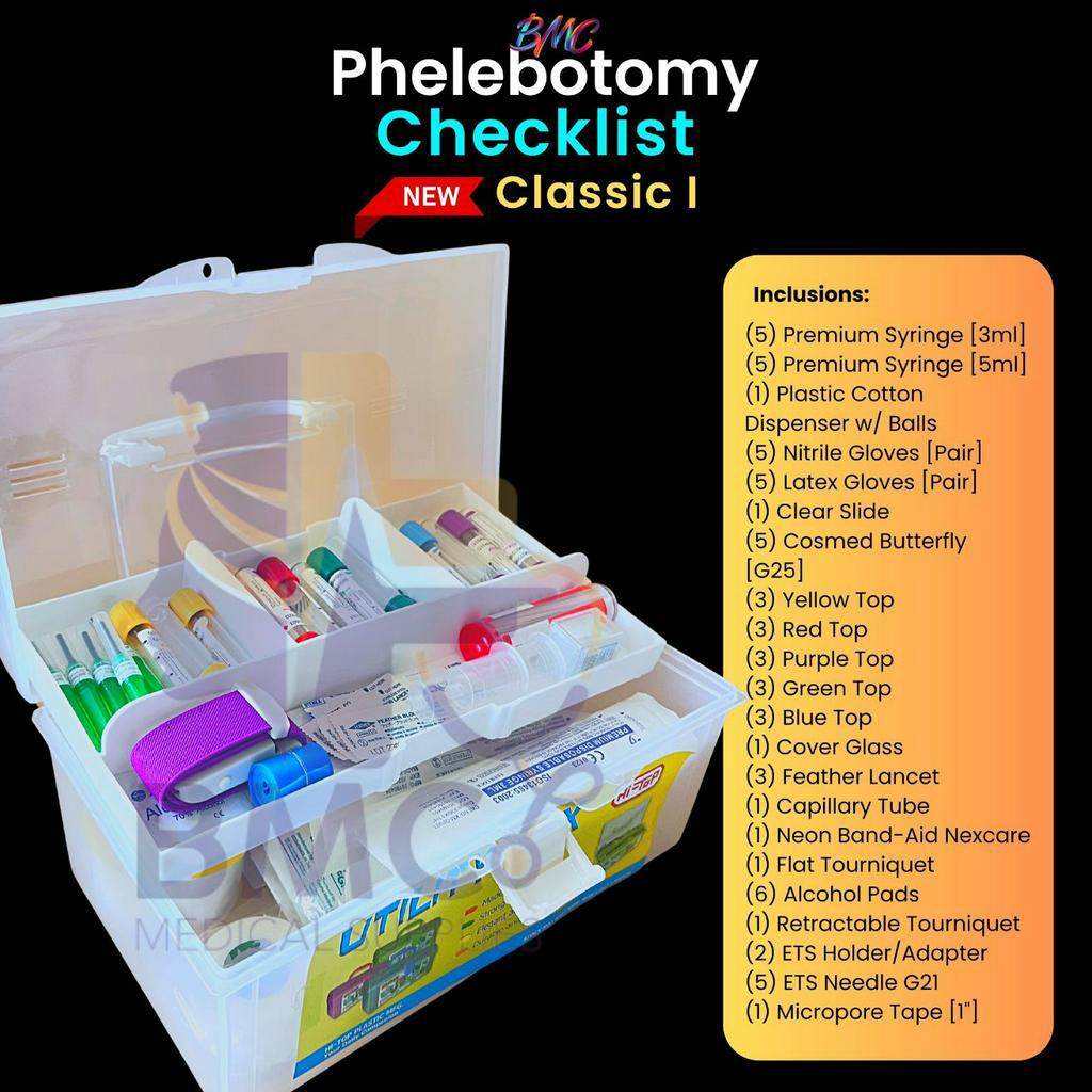 1 Layer Phlebotomy Set [Semi-Complete Practical Set] | For Medtech ...
