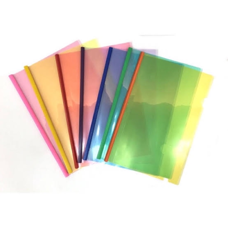 12pcs Plastic Sliding Folder Short and Long Transparent Sliding Folders ...
