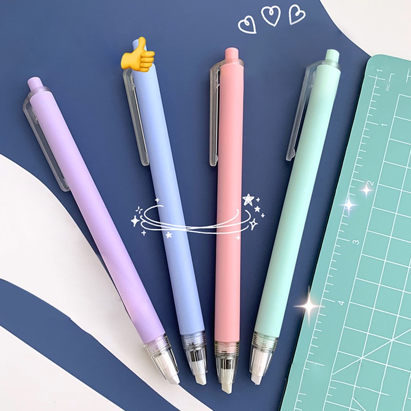 Morandi Color Ceramics Retractable Pen Knife Student DIY Safety Carving ...