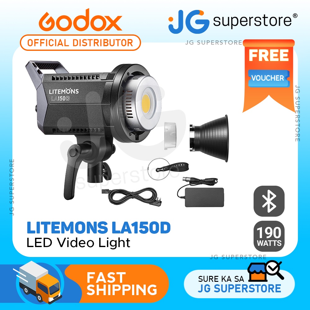 Godox Litemons LA150D 190W Daylight 5600K LED Video Light with ...