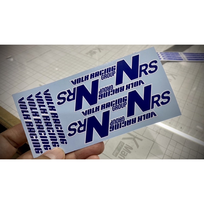 Sticker RIM KERETA RAYS VOLKRACING GROUP NRS | Shopee Philippines