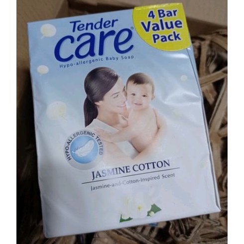 Tender Care Hypo Allergenic Baby Soap 4 Bar Value Pack 65g x 4 | Shopee ...