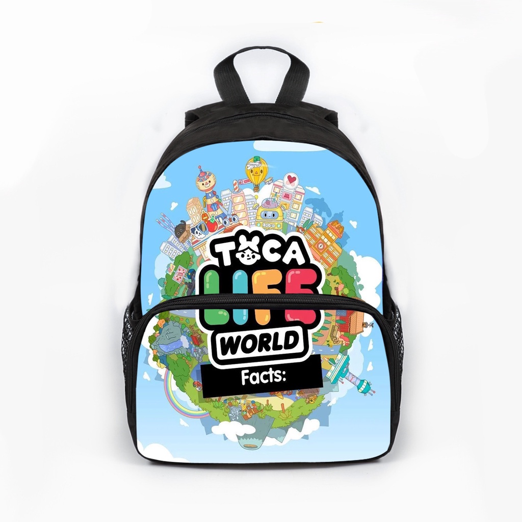 ColorCoral Toca Boca 3D Print Backpacks Kawaii Kids Children Small ...