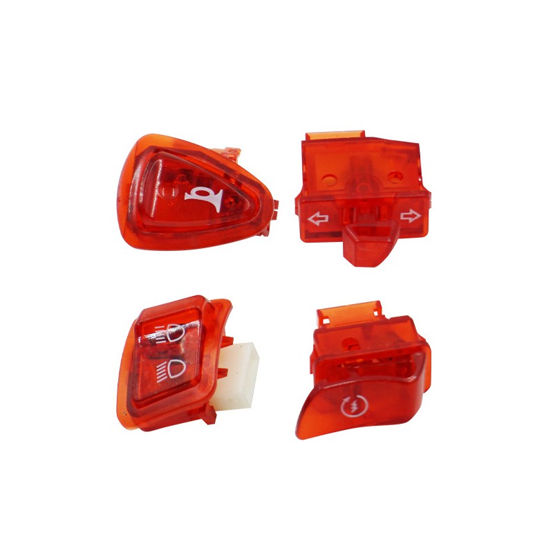 Motorcycle HeadLight Horn Dimmer Turn Signal Starter Single Switch ...