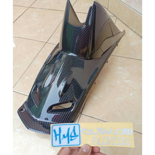 MESIN Mio sporty and Smile full Carbon engine cover | Shopee Philippines
