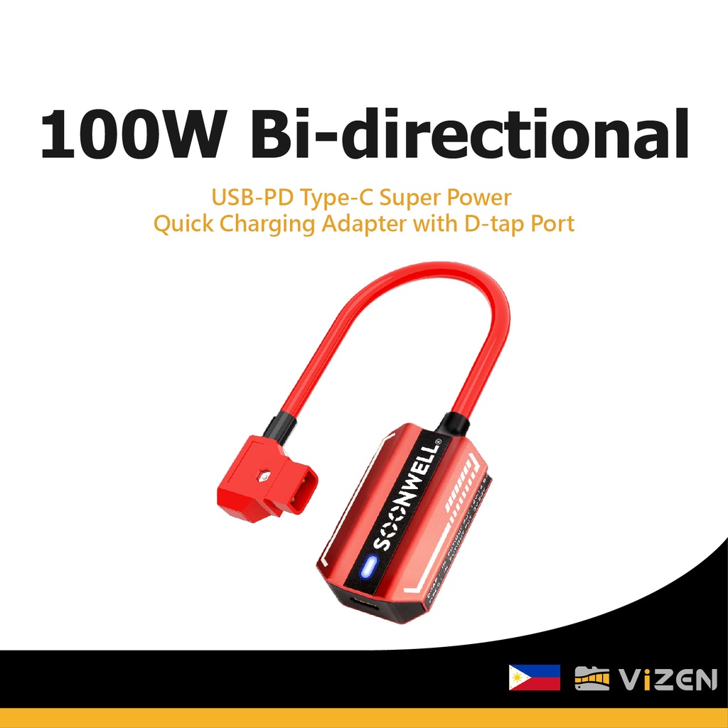 100W Bi-directional USB-PD Type-C Super Power Quick Charging Adapter ...