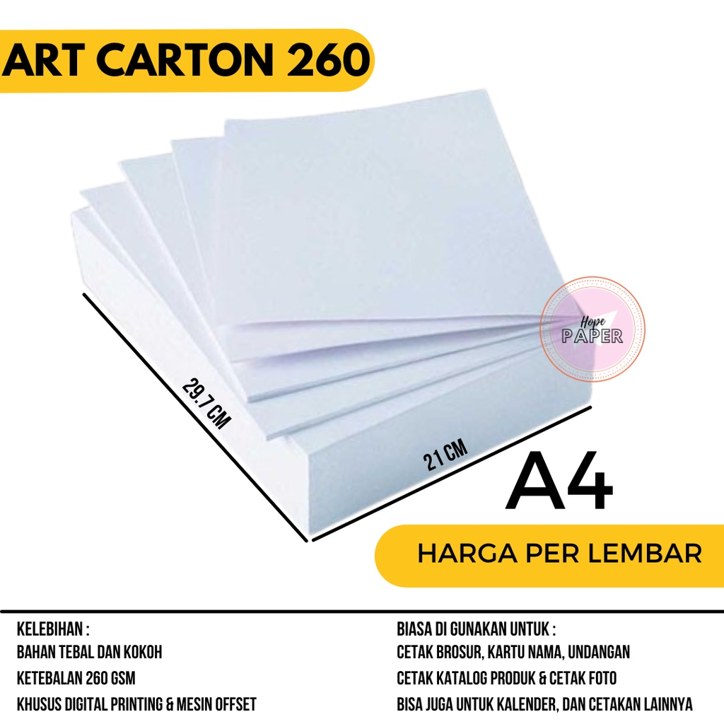 Art Carton 260gsm A4 Price per Sheet/Art Carton Paper 260gsm/Art ...