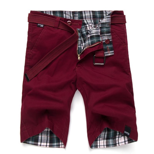 Double-sided shorts with belt | Shopee Philippines