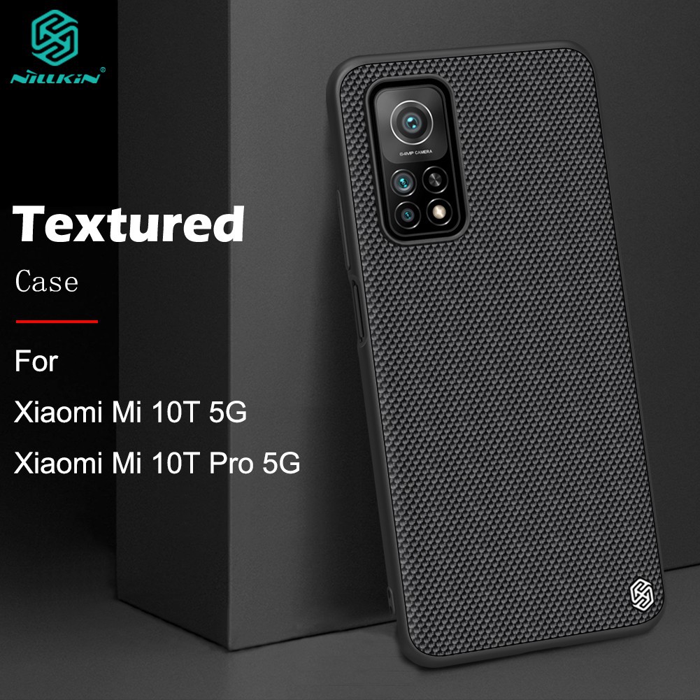 Nillkin For Xiaomi Mi 10T Pro 5G Casing Textured Thin Light TPU + PC ...