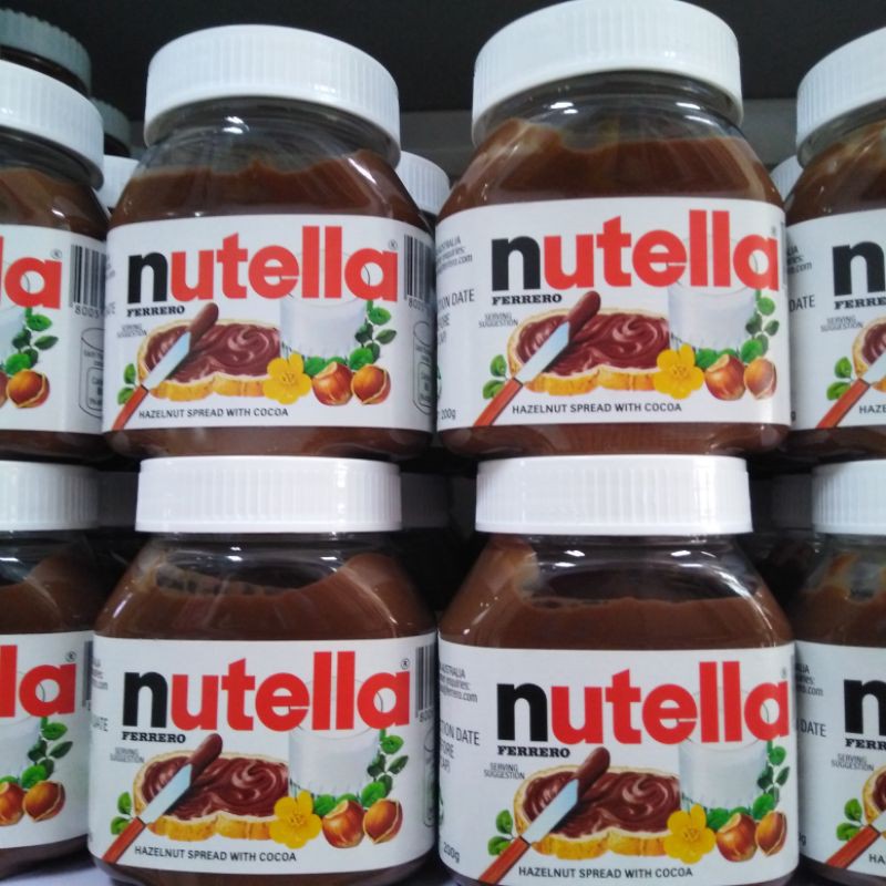 Nutella Chocolate Spread in 200grams, 350g and 900 grams | Shopee ...
