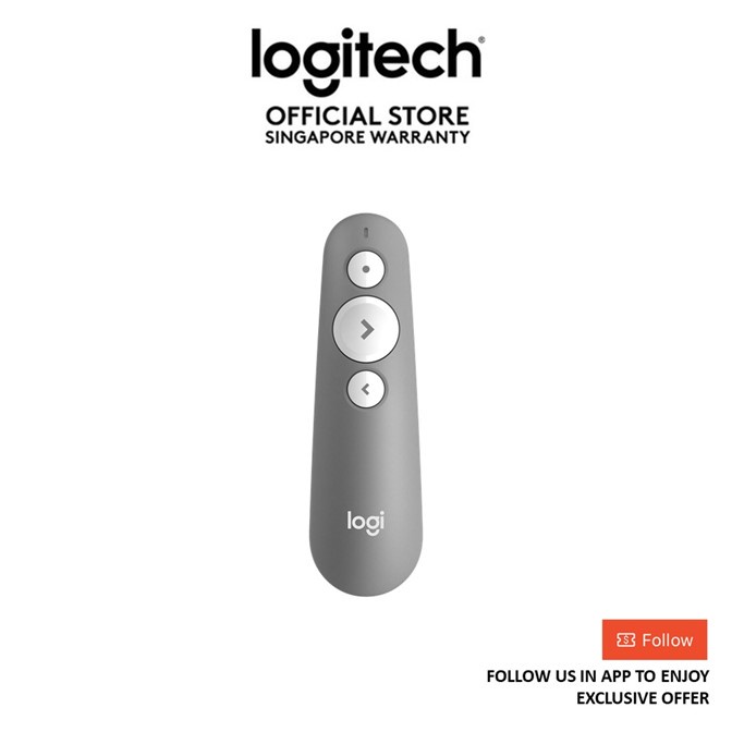 Logitech R500s Wireless Presentation Remote with Dual Wireless ...