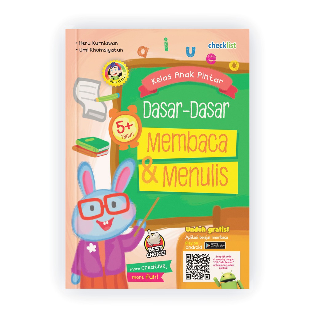 Checklist Kindergarten Early Childhood Activity Book Basics Reading ...