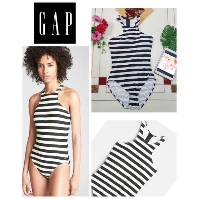 GAP HIGH NECK ONE PIECE SWIMSUIT SMALL | Shopee Philippines