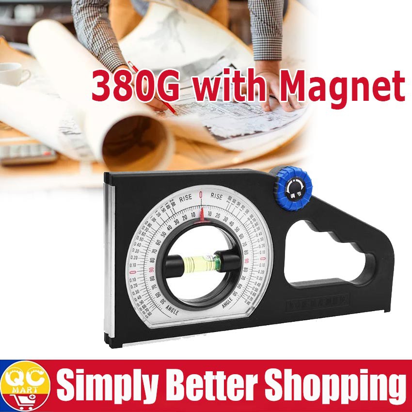 Magnetic Angle Inclinometer Slope Gradient Ruler Protractor Angle ...